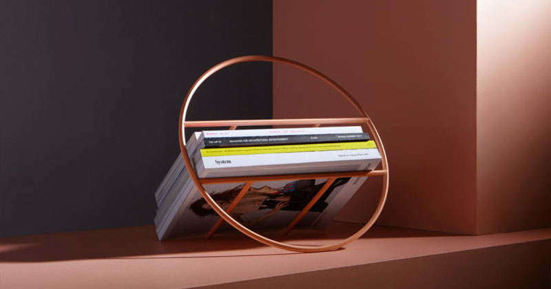 Umbra Shift Have Designed A Hoop-Shaped Minimalist Magazine Rack