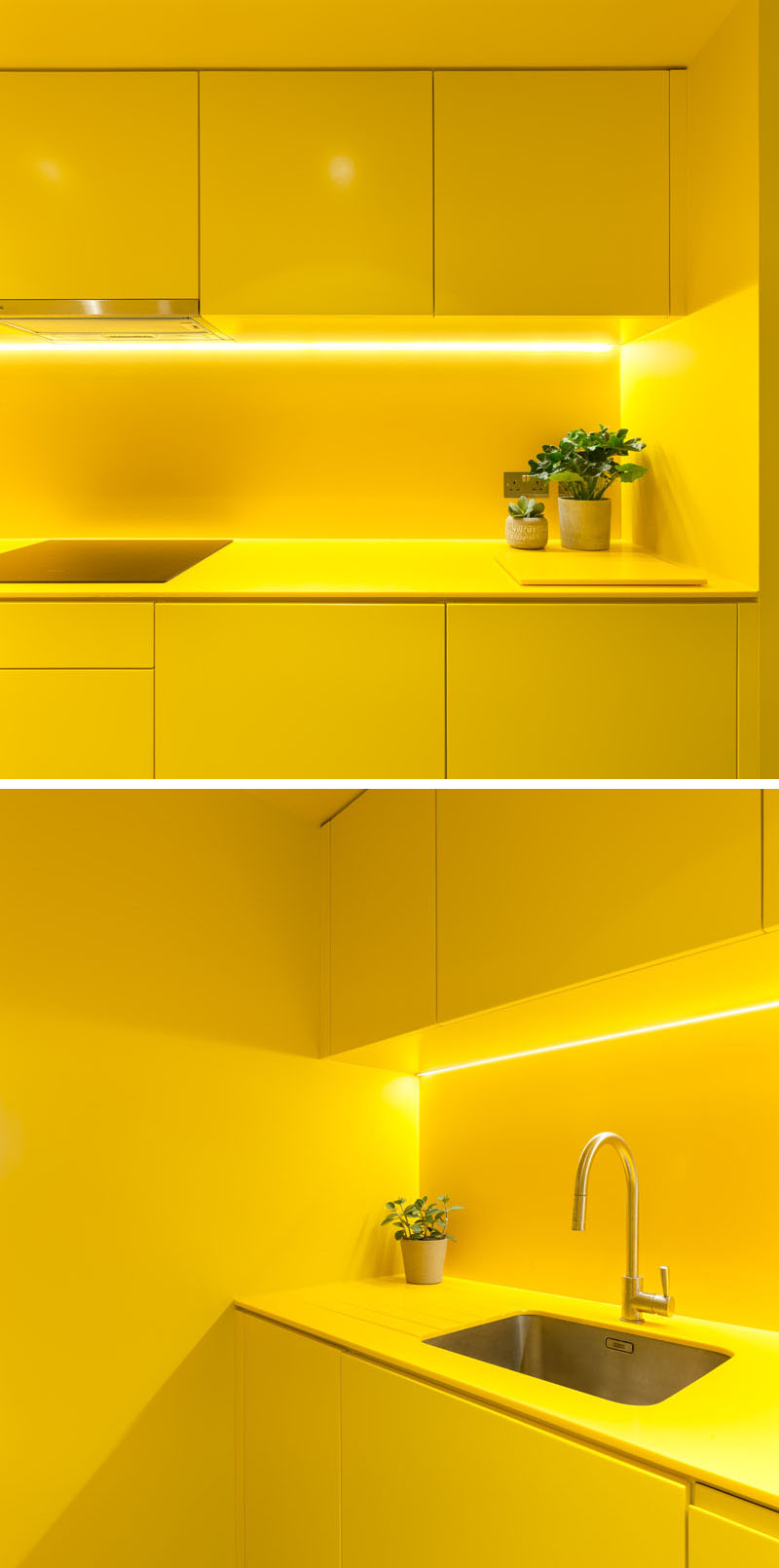 A Yellow Kitchen Brightens Up This North London Basement