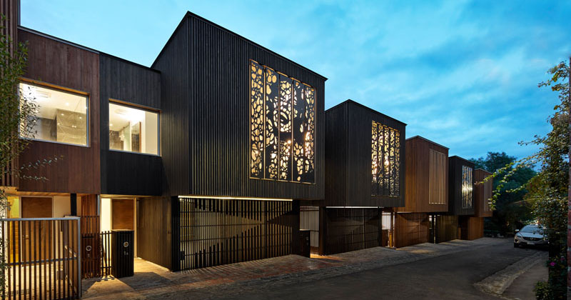 Artistic Laser Cut Screens Are A Creative Feature On These Homes In ...