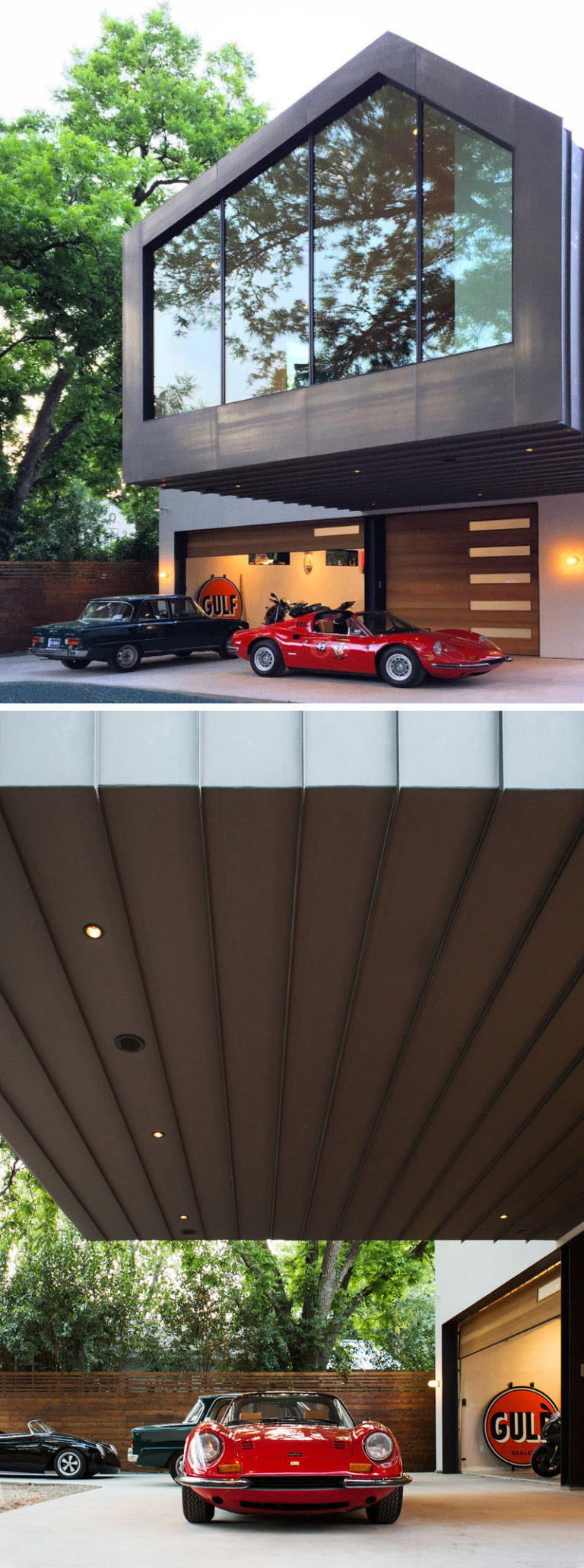 This New House In Texas Was Designed To Include A Collector Car Showroom