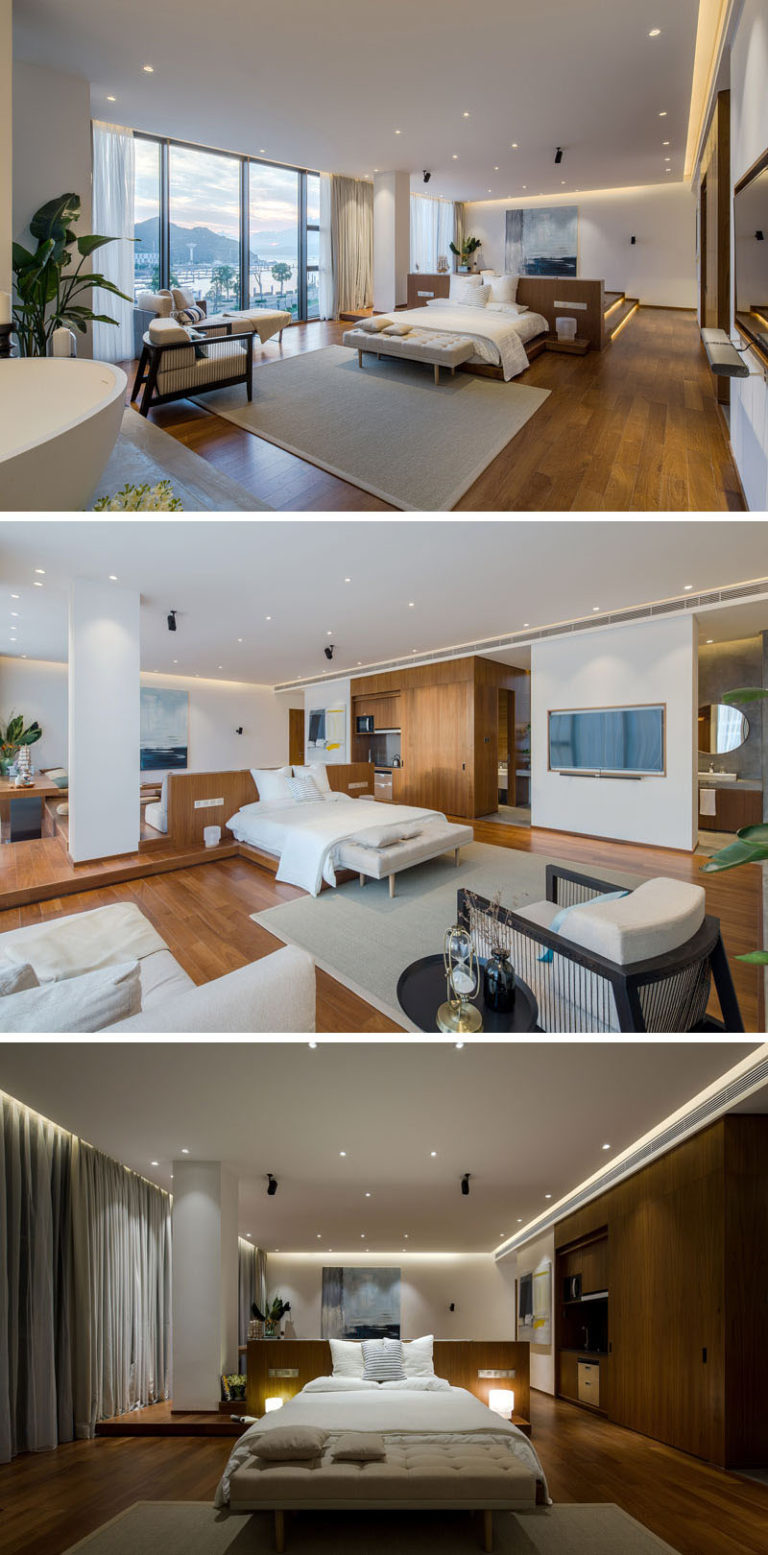 Raised Platforms Help To Make This Open Plan Apartment Feel Like It Has ...