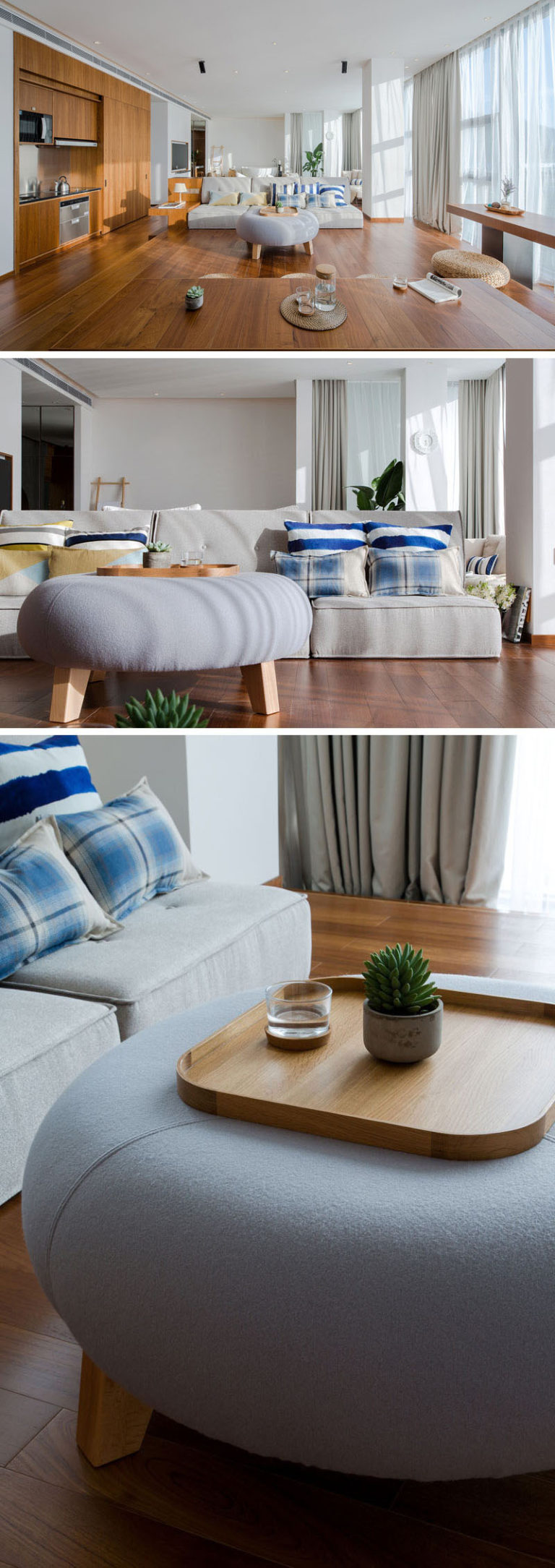 Raised Platforms Help To Make This Open Plan Apartment Feel Like It Has ...
