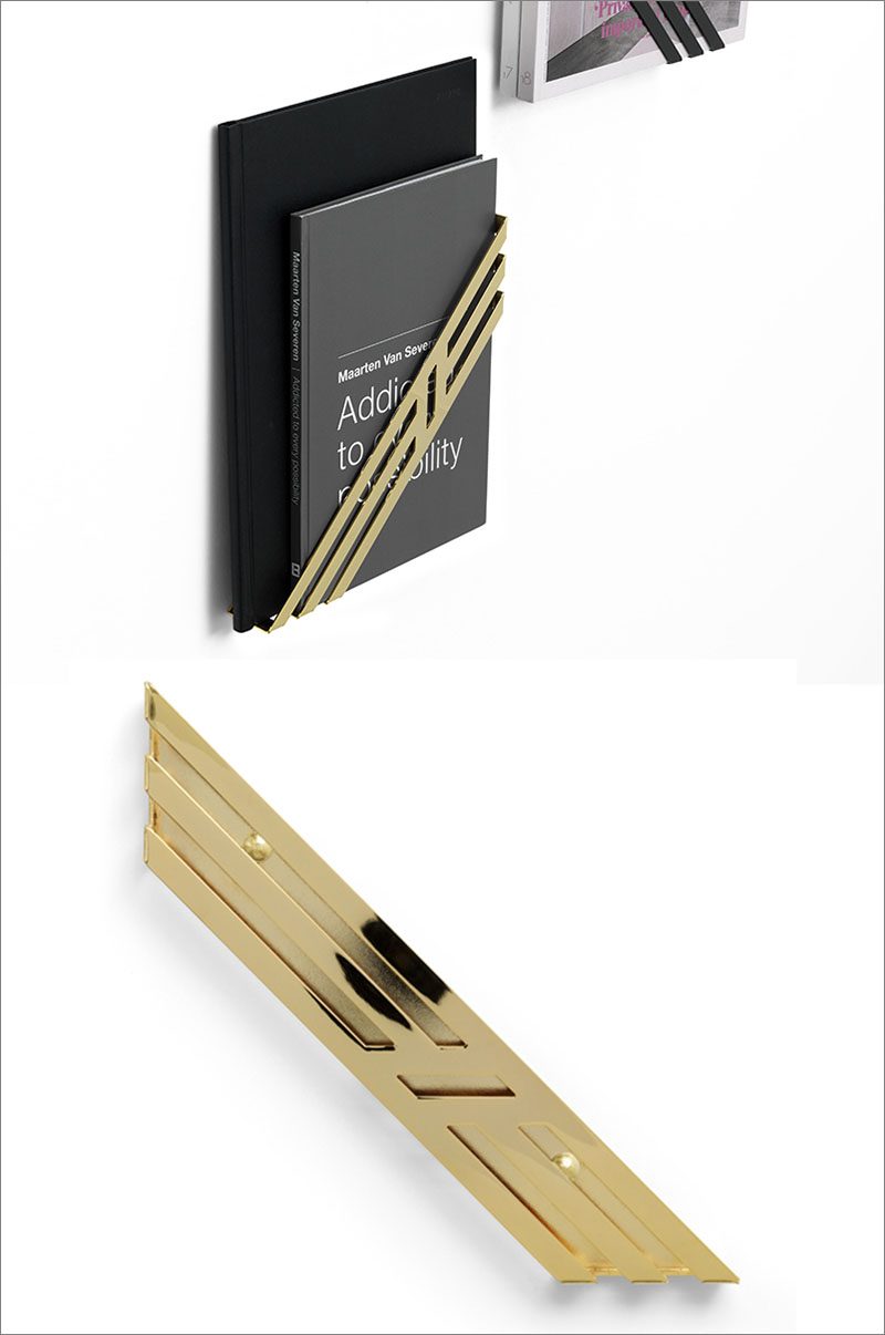 Frederik Roijé Have Designed A Wall Mounted Magazine Holder That Shows ...