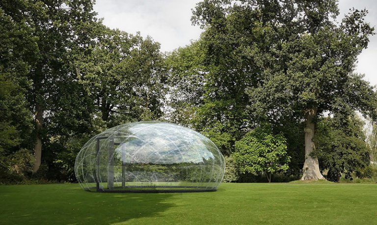 The Design Of This Transparent Outdoor Structure Was Inspired By A Drop ...