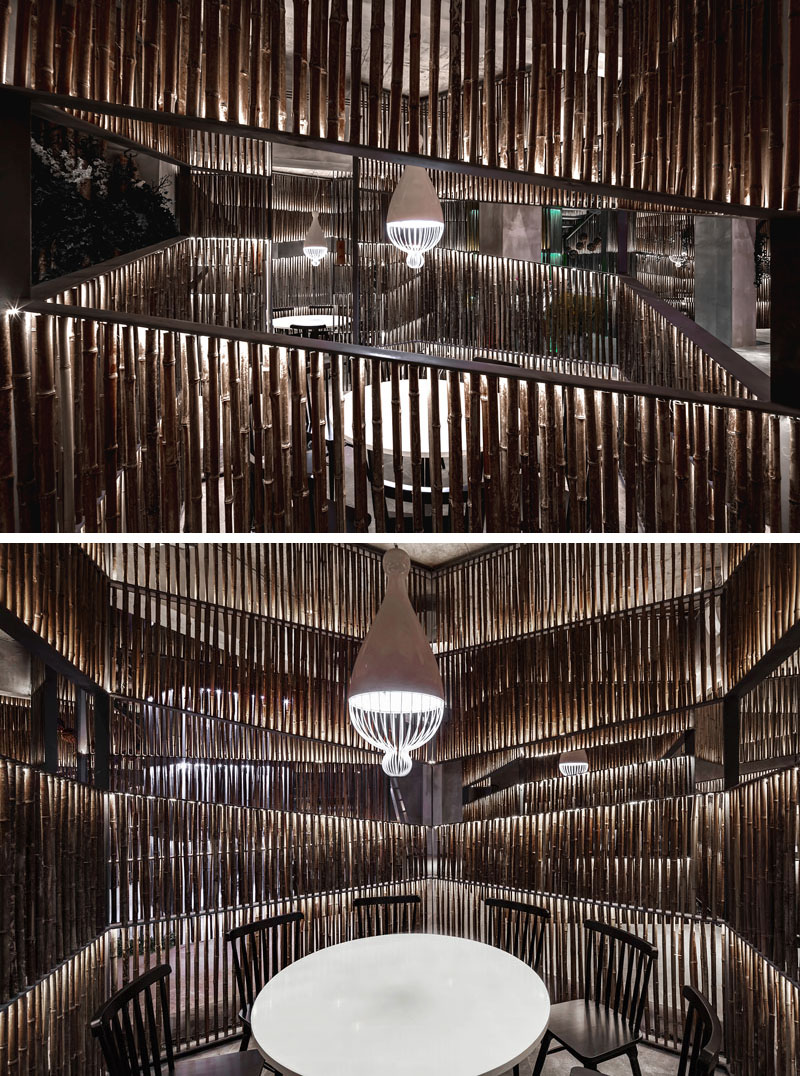 This New Restaurant In China Creatively Uses Bamboo Throughout Its Interior