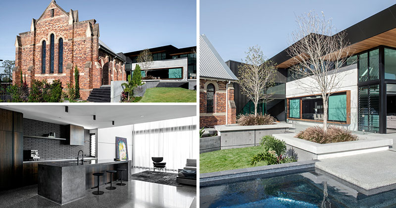 A Renovated Church And A New House Extension Make Up This Family Home ...