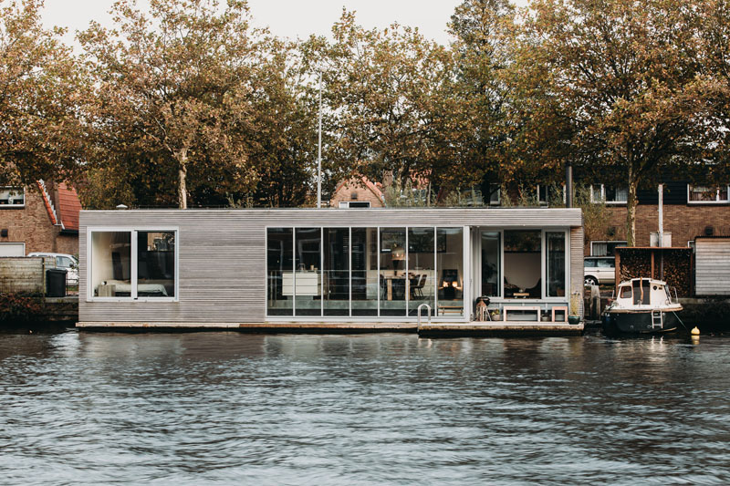 This Modern Floating Villa Found A Place To Call Home On A River In The ...