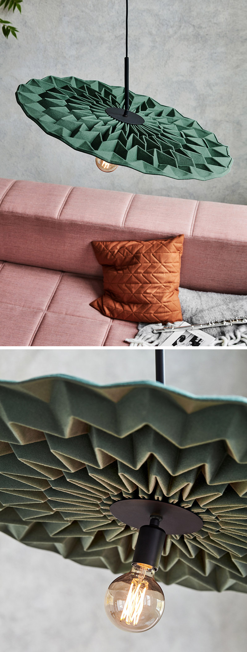 Kyla McCallum Has Designed Fold, An Origami-Inspired Light