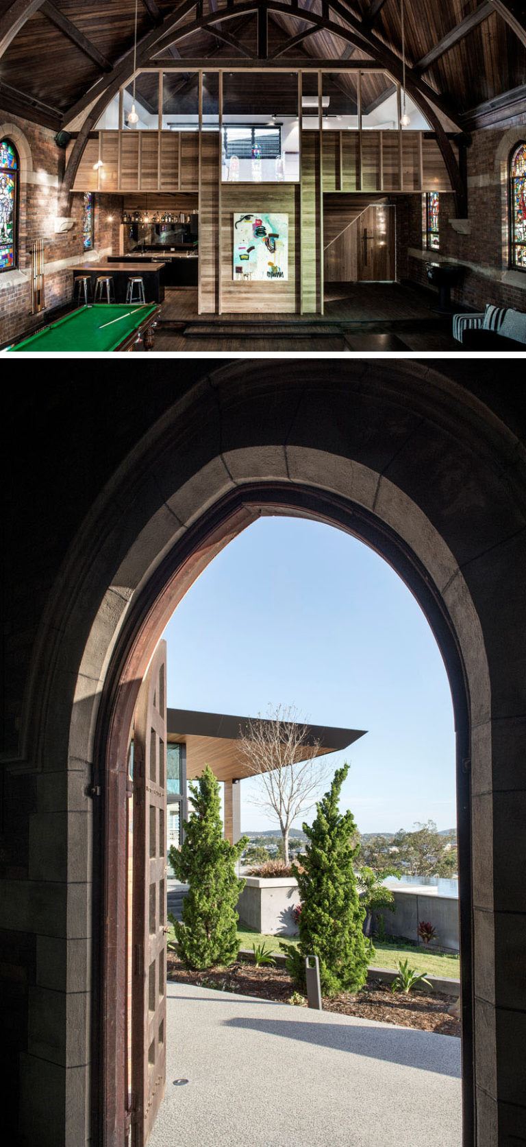 A Renovated Church And A New House Extension Make Up This Family Home ...