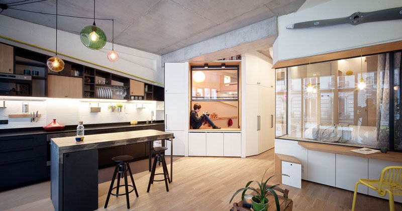 This Apartment For A Family Of Four Includes A Variety Of Creative ...