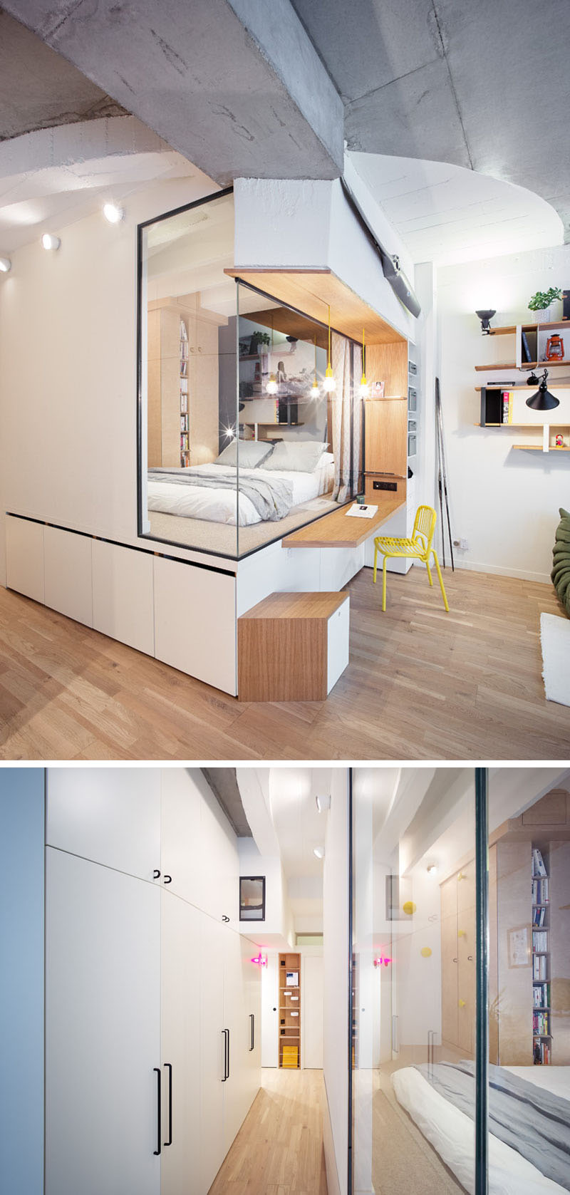 This Apartment For A Family Of Four Includes A Variety Of Creative ...
