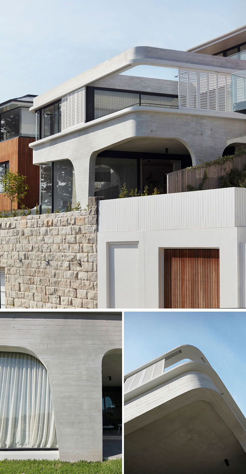 Bermed Concrete Modern House Residential Design Inspiration: Modern