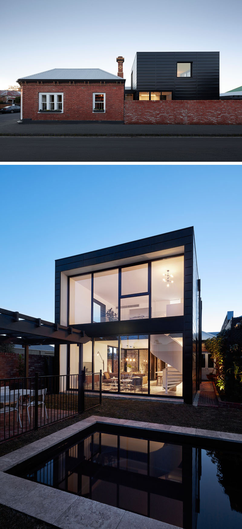 Modscape Added A Modern Extension With A Mezzanine Bedroom To A Brick ...