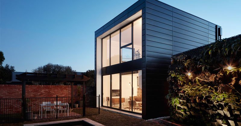 Modscape Added A Modern Extension With A Mezzanine Bedroom To A Brick ...