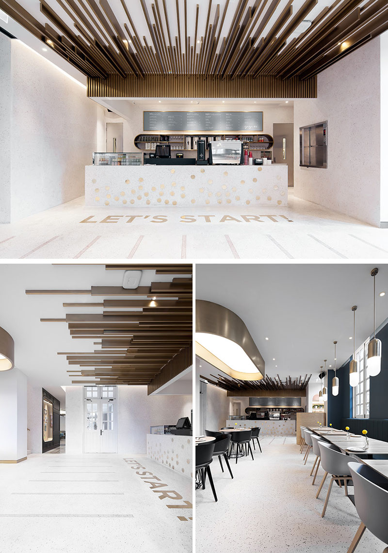 This New Restaurant And Cafe Is Located Inside An Old School Building ...