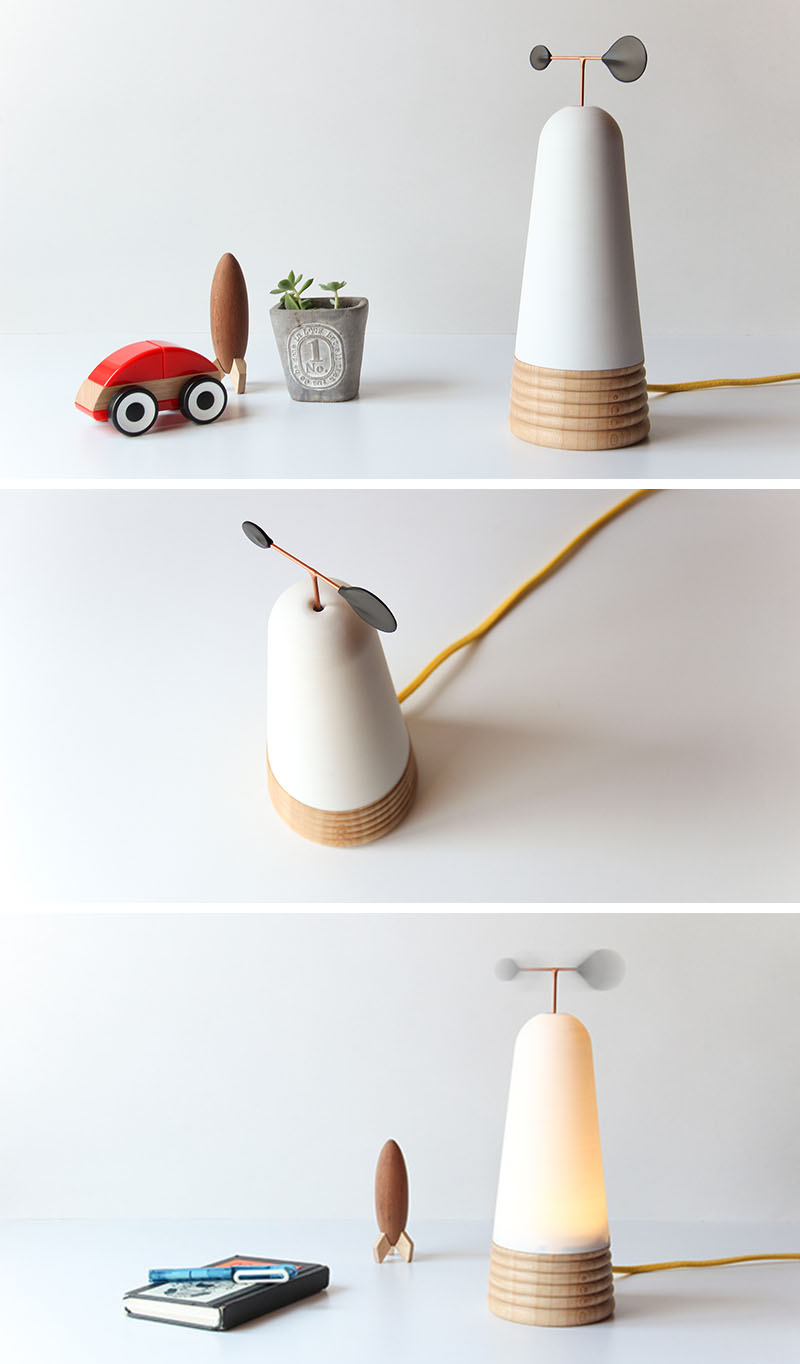 These Lamps Need Either Coins Or Wind To Operate