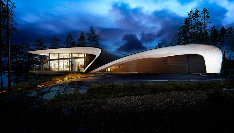 The Shape Of This House In Finland Was Inspired By The Design Of Planes ...