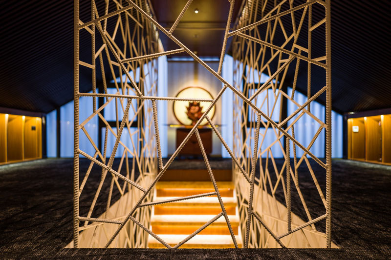 A Unique Safety Barrier Was Creatively Designed For These Stairs