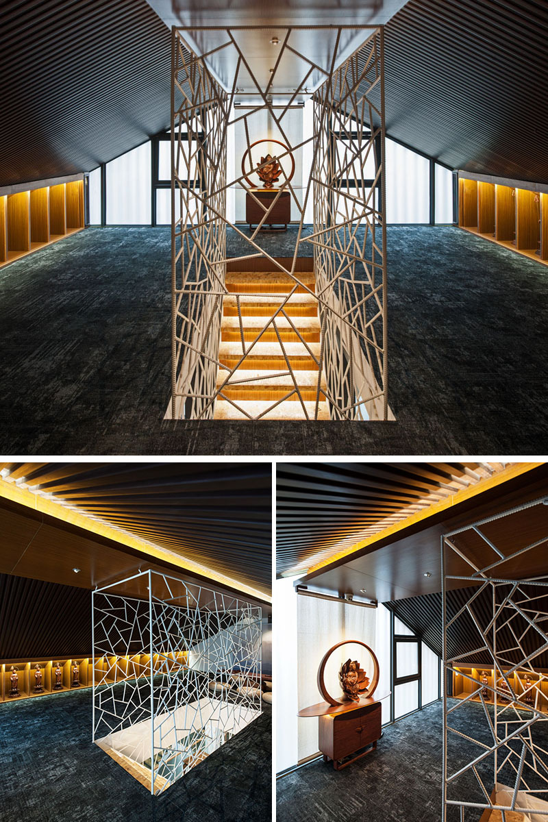 A Unique Safety Barrier Was Creatively Designed For These Stairs