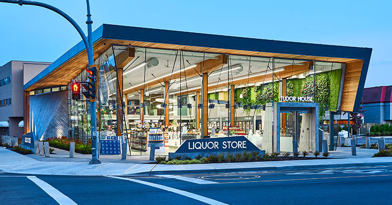 The Tudor House Liquor Store by GBL Architects