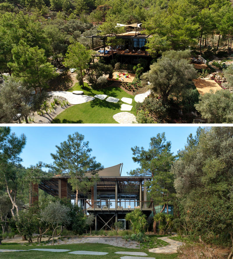 This Clubhouse Was Designed To Minimize The Impact On Its Environment