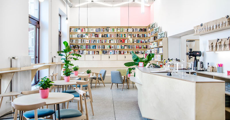 Bookstore Cafe Design