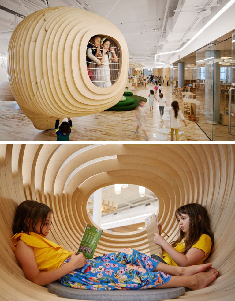 The First WeGrow School In New York Is Filled With Secluded Spaces