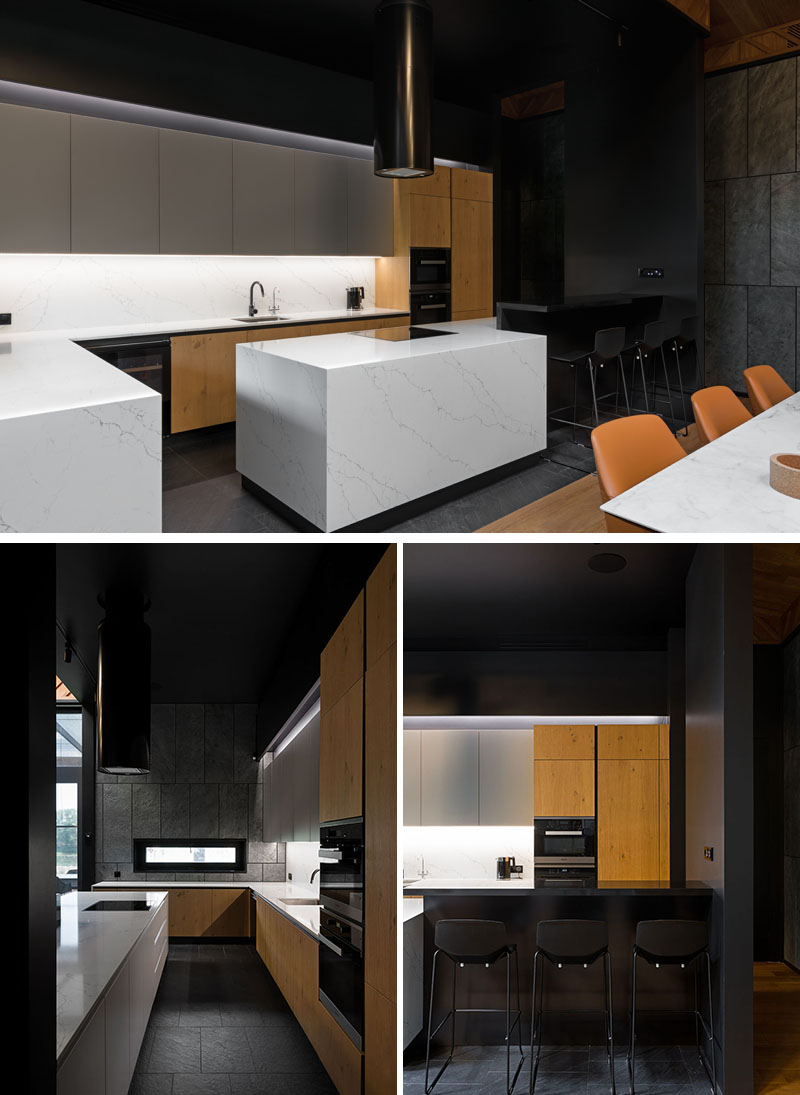 Chevron Patterns And High Ceilings Can Be Found Throughout This Home In ...