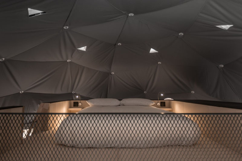 These Domes Were Placed Among The Trees To Provide Holiday ...