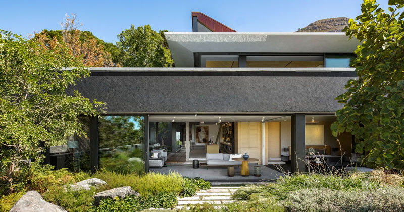 An Inverted Pyramid Roof Allows Light To Enter This Home In A Unique Way