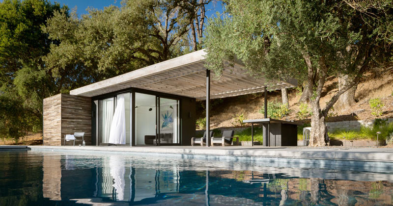 Rustic Mississippi Pool House MODERN RUSTIC POOL HOUSE — Finelines