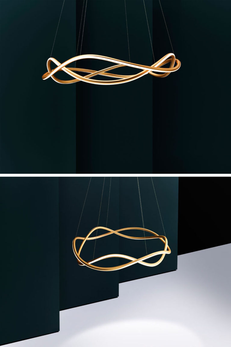 Luum Have Created Aurora, A Sculptural Suspended Lamp That Uses LED ...