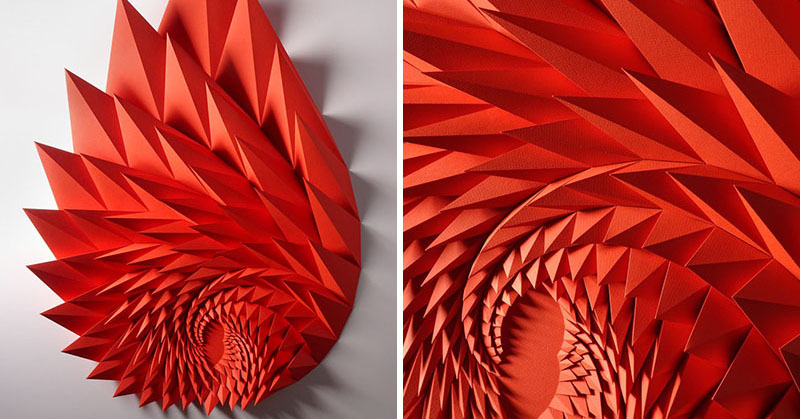 The Colorful Paper Sculptures Of Matt Shlian