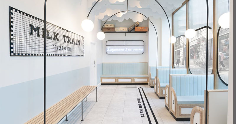 The Milk Train Ice Cream Cafe Was Inspired By British Trains And Their ...