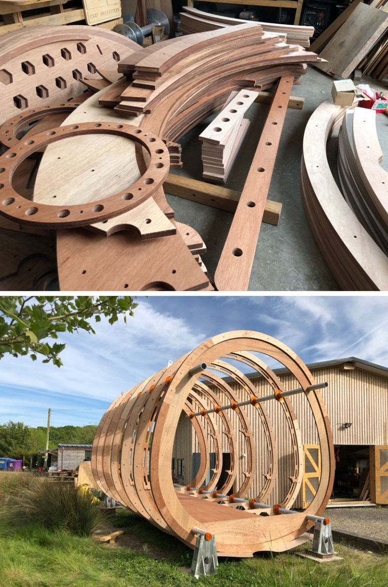 Fuselage Is A Flat Packed Cabin With A Cozy Interior