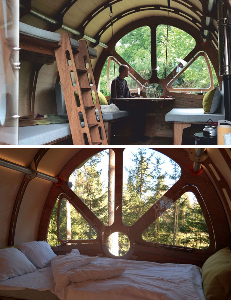 Fuselage Is A Flat Packed Cabin With A Cozy Interior