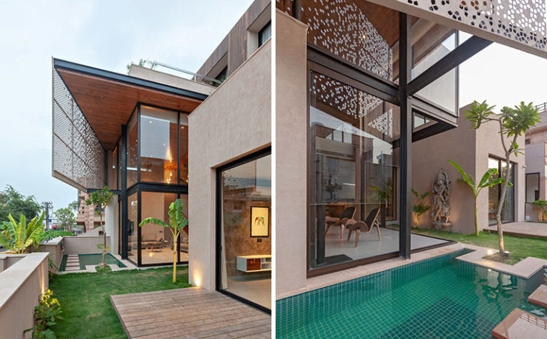 To Create Privacy For This New House, The Architects Used A Combination ...