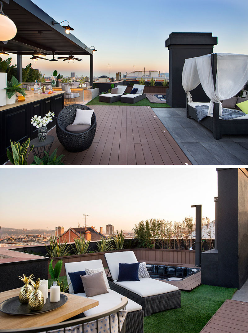 This Apartment In Barcelona Was Completed With A Rooftop Entertaining Space