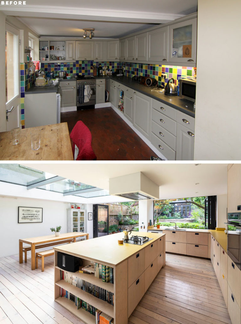 Before & After - A Light-Filled Extension Was Added To This Home In London