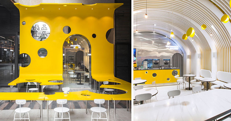 A Slice Of Cheese Makes For An Eye-Catching Entrance To This New ...