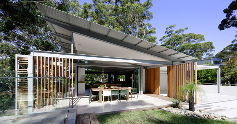 Angled Roof Modern House