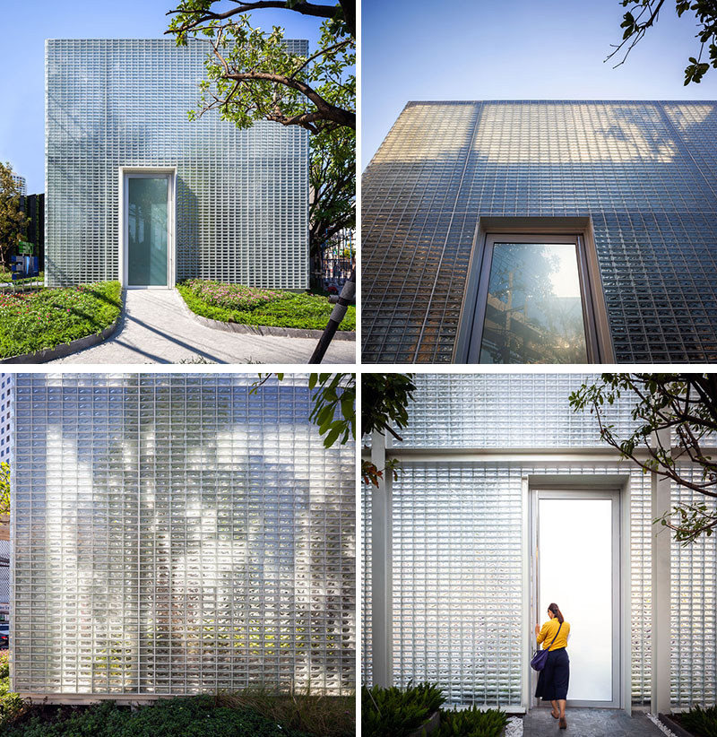20,000 Glass Blocks Were Used To Create A Condo Sales Gallery, That ...