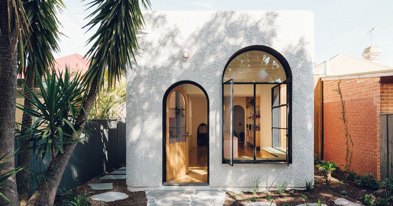 This Contemporary Art-Deco Inspired House Addition Adds Color, Light ...