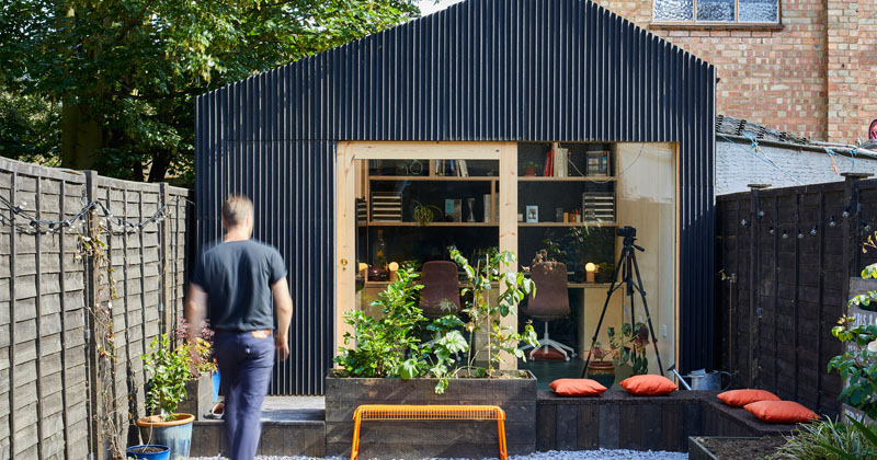 This Backyard Office Provides A Workplace For Architects