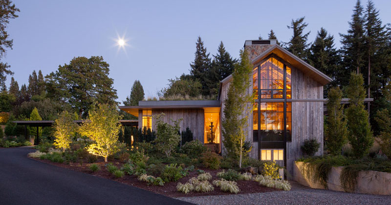 Garden Views Are The Focus Of This Farmhouse-Inspired Home
