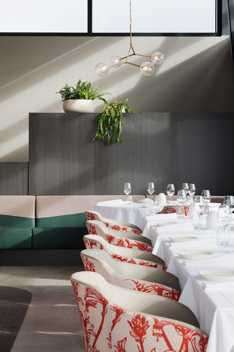 Wood-Lined Barrel Booths Add A Unique Element To This Winery Restaurant