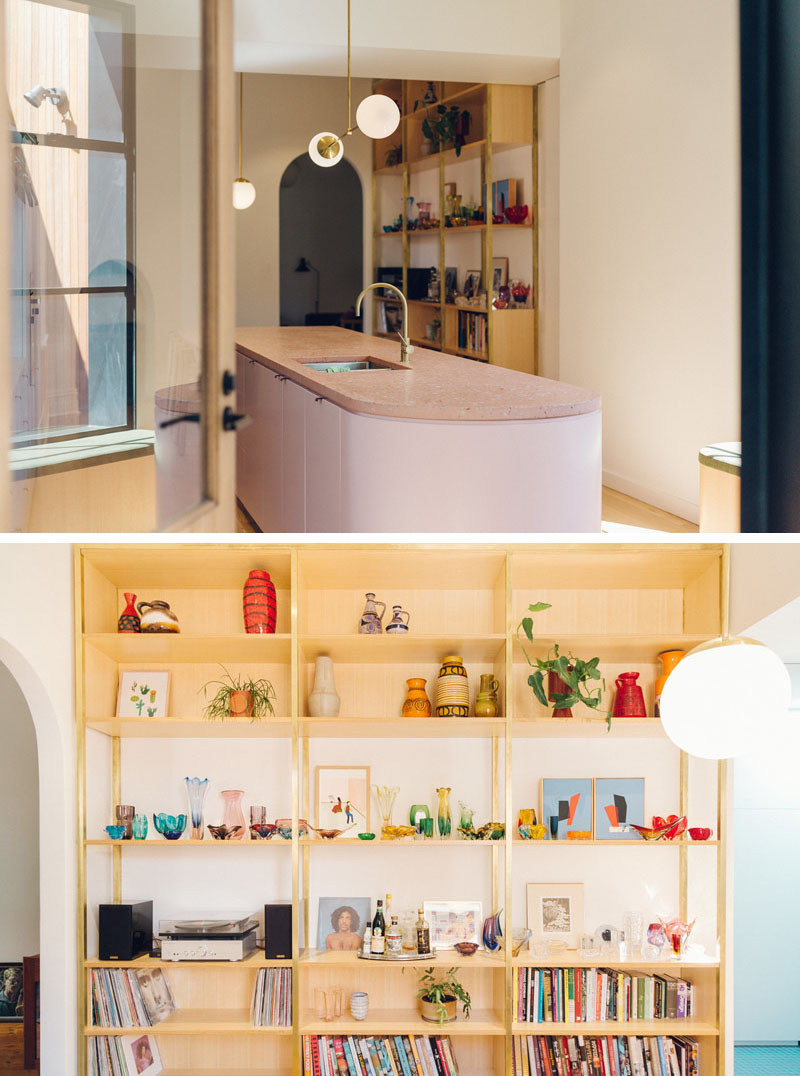 This Contemporary Art-Deco Inspired House Addition Adds Color, Light ...