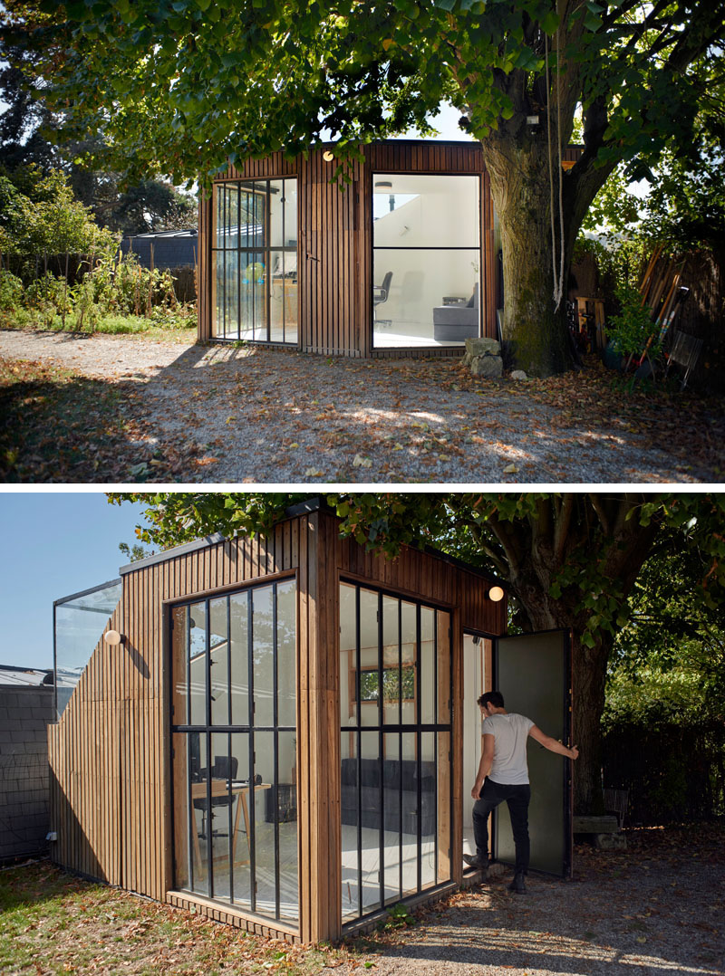 A Modern Backyard Studio For A Music Composer