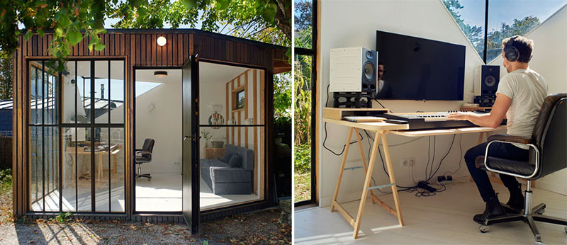 A Modern Backyard Studio For A Music Composer