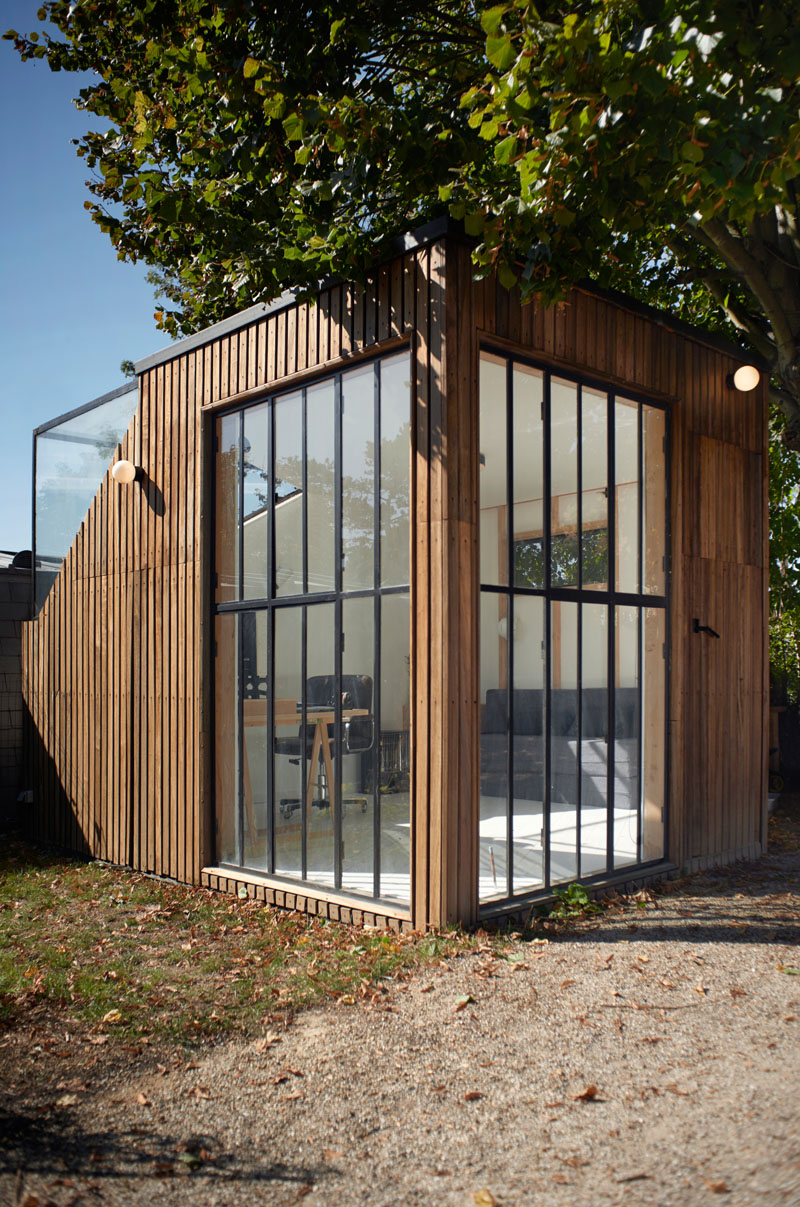 A Modern Backyard Studio For A Music Composer